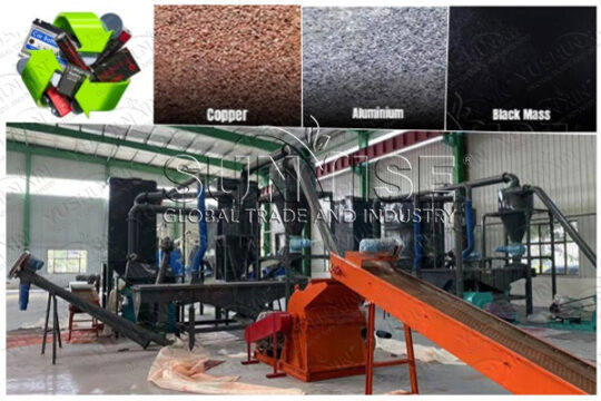 Battery Scrap Recycling Plant In Brazil - E-waste Recycling